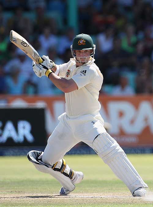Phillip Hughes was in fine form, hitting his second ton of the Test ...