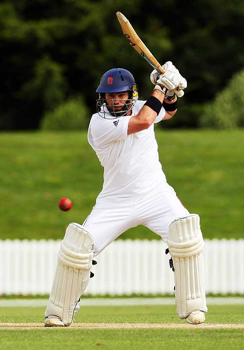 Ben Scott cuts during his innings of 47 | ESPNcricinfo.com