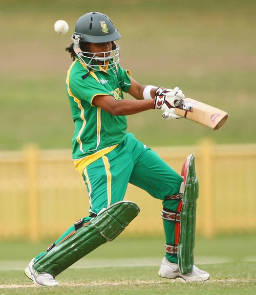 Trisha Chetty slaps the ball past point | ESPNcricinfo.com