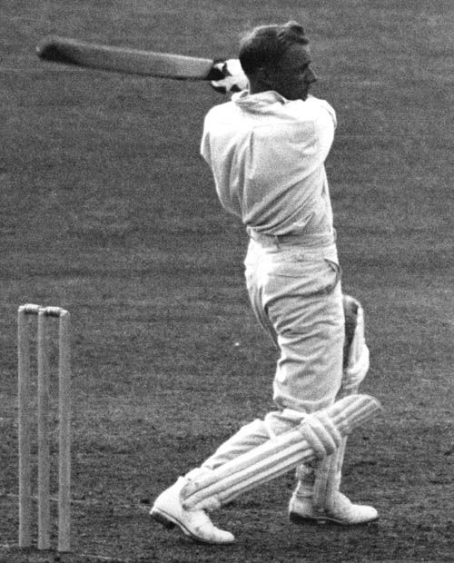 Donald Bradman steers one through the off side | ESPNcricinfo.com