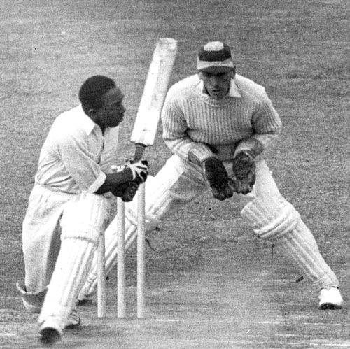 Learie Constantine sweeps | ESPNcricinfo.com