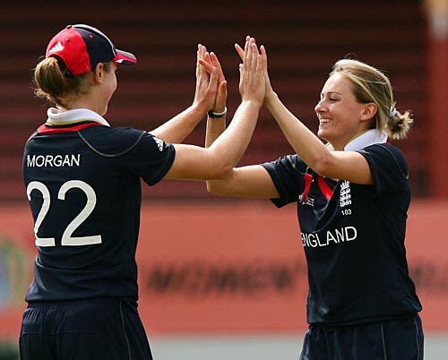 Laura Marsh celebrates a wicket | ESPNcricinfo.com