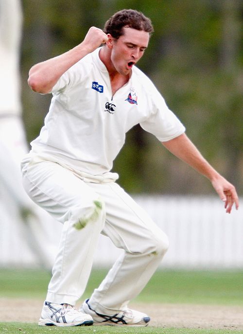 Lance Shaw celebrates another wicket | ESPNcricinfo.com