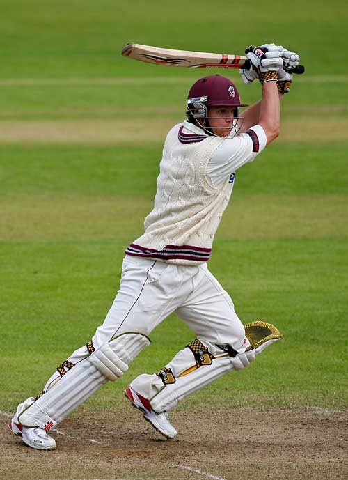 James Hildreth drives during his century | ESPNcricinfo.com