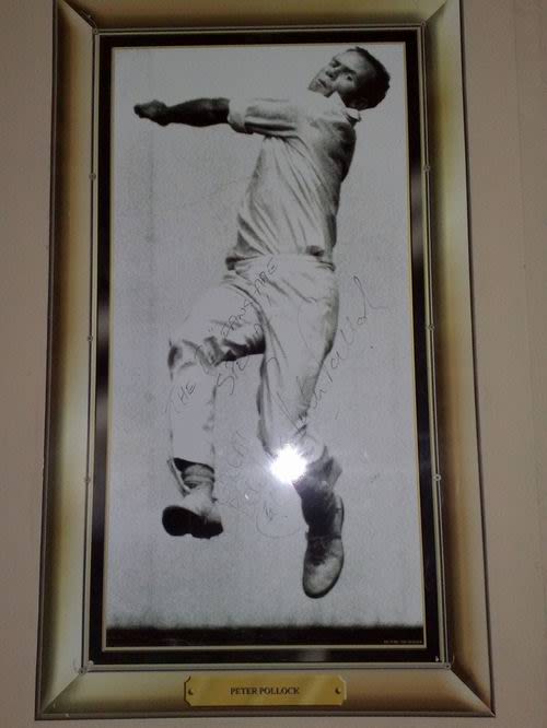 An autographed picture of Peter Pollock | ESPNcricinfo.com