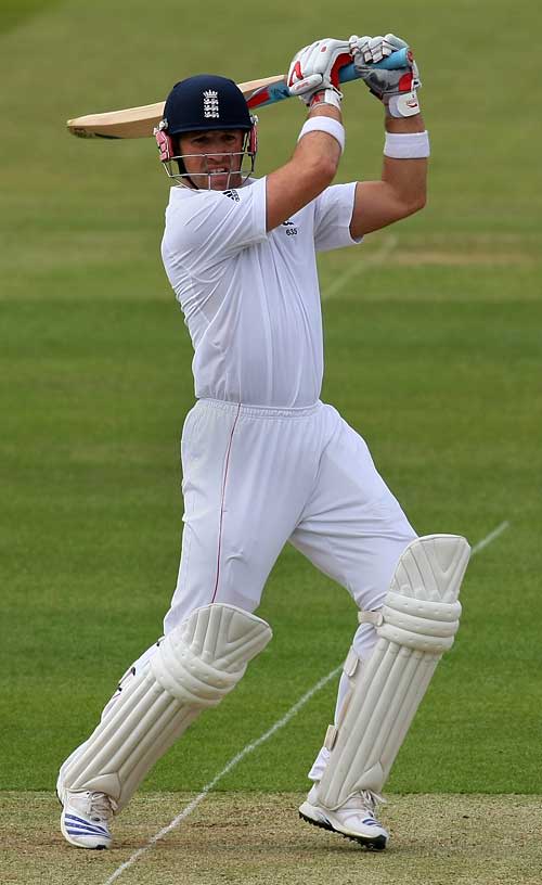 Matt Prior drives during his counter-attacking 42 | ESPNcricinfo.com