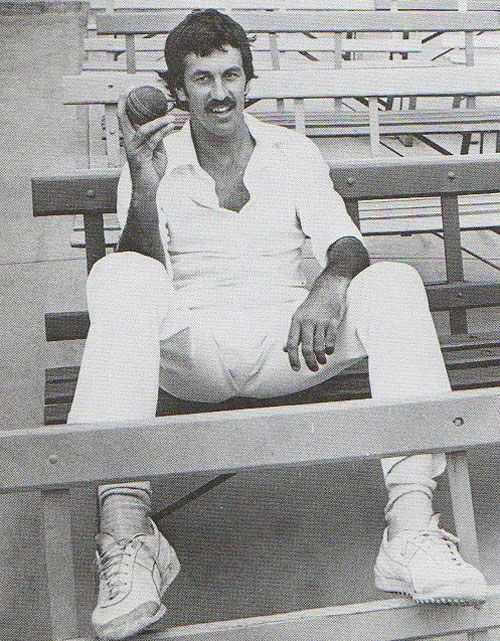 Bruce Yardley poses with the disputed old ball | ESPNcricinfo.com