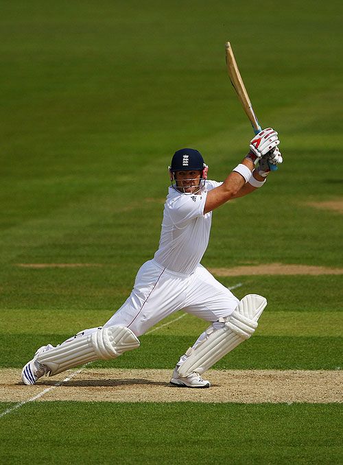 Matt Prior carves through the covers during his half-century ...