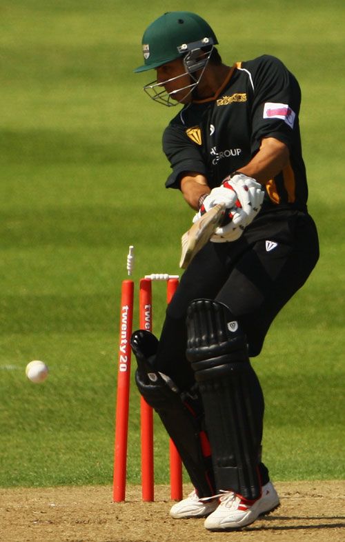Vikram Solanki is bowled by Johan van der Wath | ESPNcricinfo.com