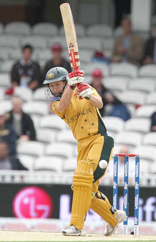 Leah Poulton turns the ball to mid-on | ESPNcricinfo.com