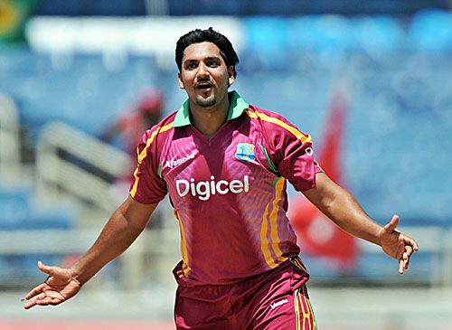 Ravi Rampaul after removing Ravindra Jadeja | ESPNcricinfo.com