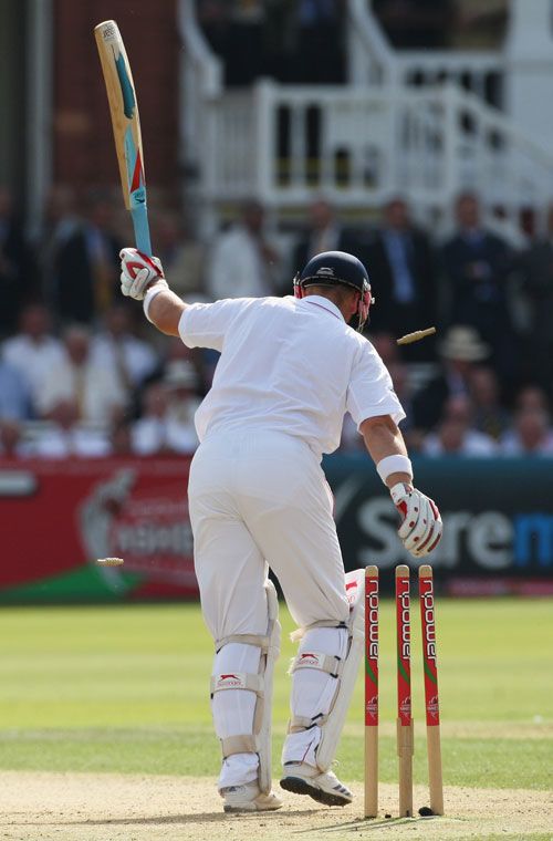 Matt Prior is bowled | ESPNcricinfo.com
