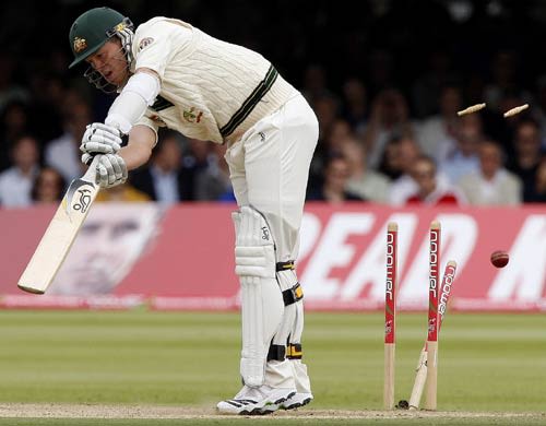 Peter Siddle loses his middle stump | ESPNcricinfo.com