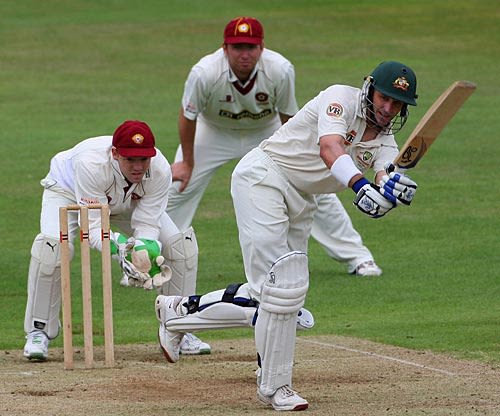 Michael Hussey plays through midwicket | ESPNcricinfo.com