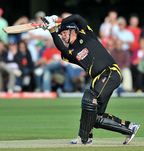 Robert Key goes inside out during his 30 | ESPNcricinfo.com