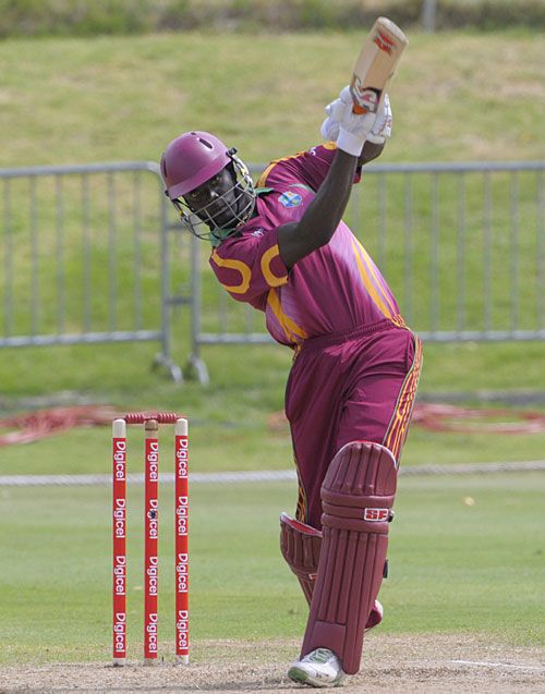 Andre Fletcher hits one down the ground | ESPNcricinfo.com