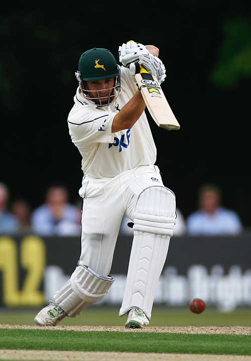 Matthew Wood helped Nottinghamshire's top order to a strong start ...