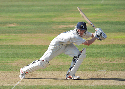 Sam Robson plays one through point | ESPNcricinfo.com