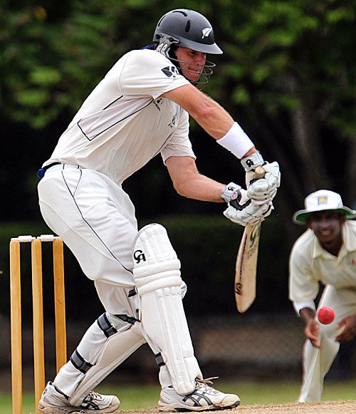 Tim McIntosh prods forward | ESPNcricinfo.com