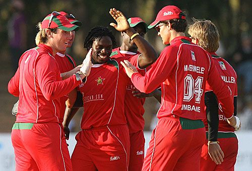 Zimbabwe celebrate their comeback win | ESPNcricinfo.com