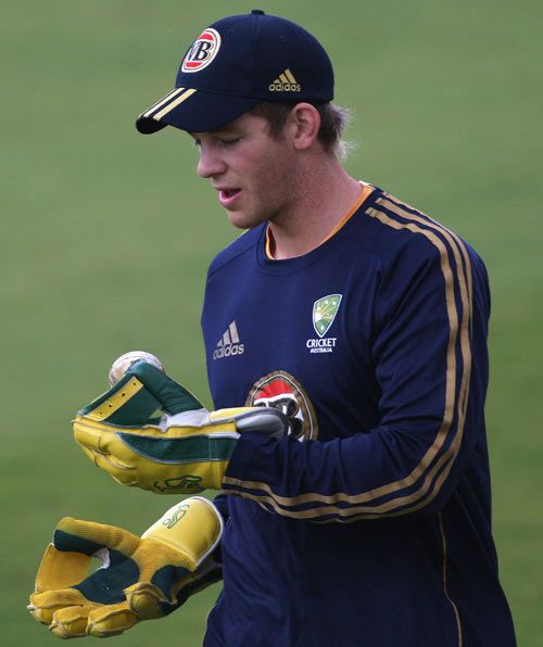 Tim Paine, Australia's wicketkeeper for the one-dayers against England ...