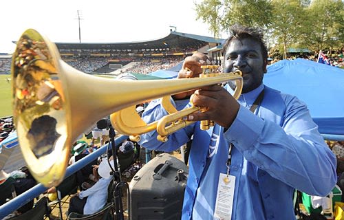 The trumpeter at Centurion | ESPNcricinfo.com