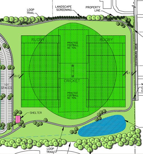 The design sketch for new cricket facilities in Indianapolis | ESPNcricinfo.com