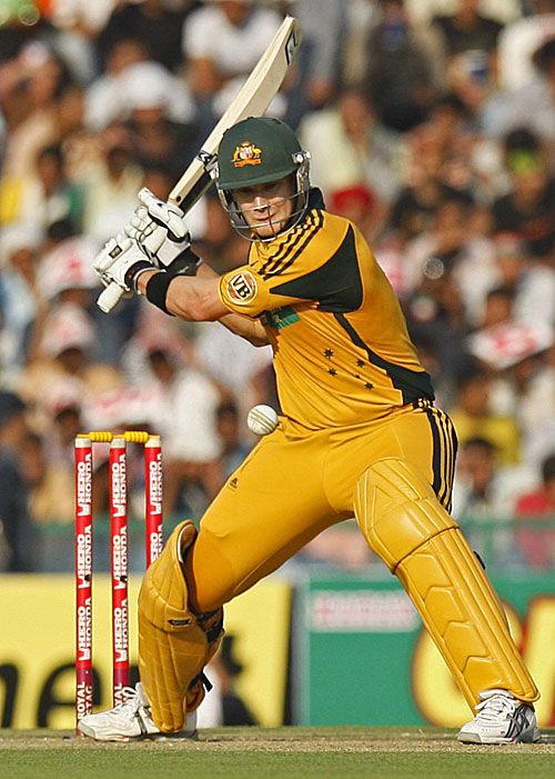 Shane Watson prepares to bash it through the off side | ESPNcricinfo.com
