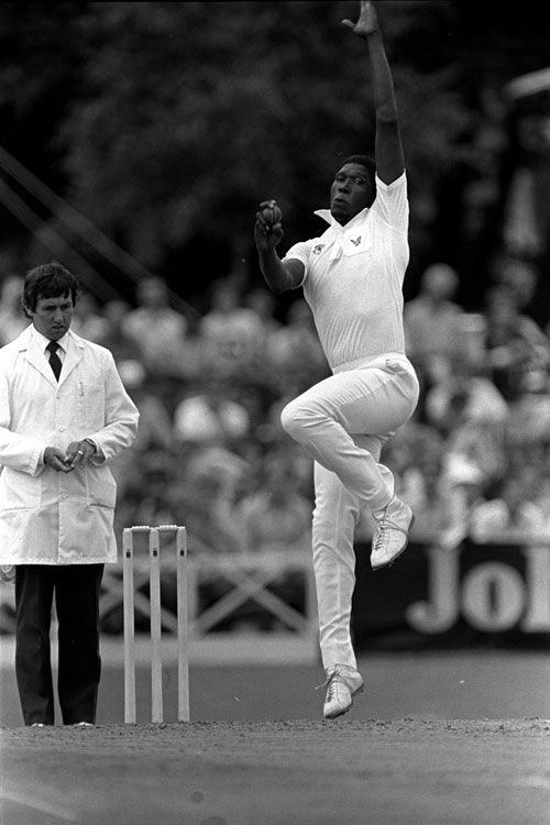 Joel Garner bowls | ESPNcricinfo.com