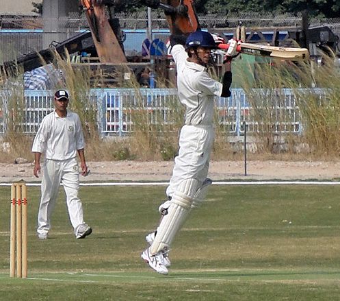 Prashanth Gangadhar in action for Lighthouse Sri Lankan's Cricket Club ...