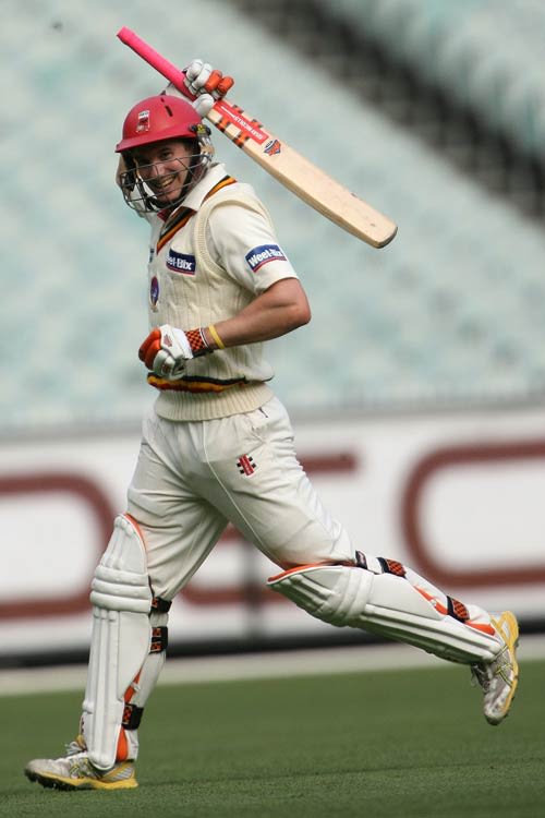 Michael Klinger celebrates his double-century | ESPNcricinfo.com