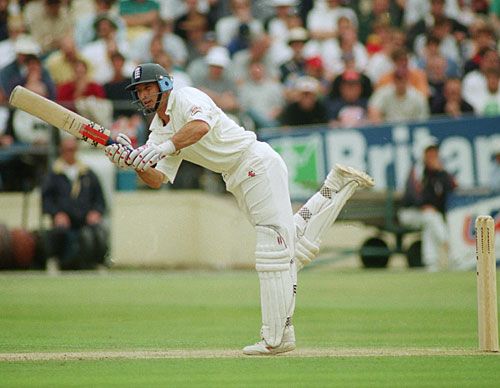 Nasser Hussain flicks to leg side of his way to a double-century ...