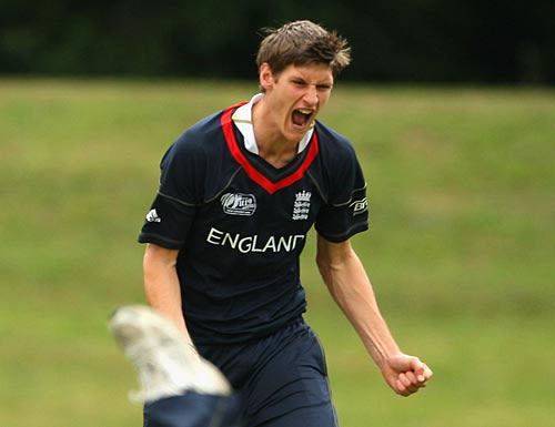 David Payne celebrates one of his four wickets | ESPNcricinfo.com