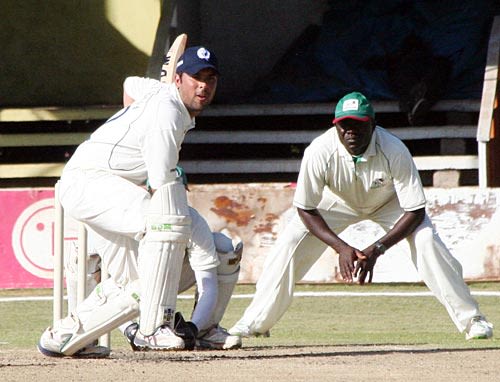 Qasim Sheikh on his way to an unbeaten half-century | ESPNcricinfo.com