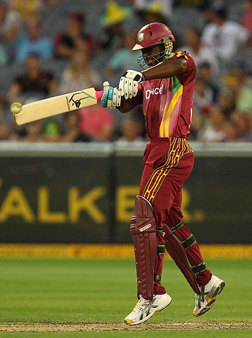 Dwayne Smith cracks one square during his attacking innings | ESPNcricinfo.com