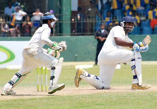 Ramith Rambukwella sweeps | ESPNcricinfo.com