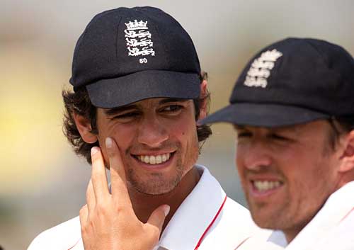 Alastair Cook was grateful for the efforts of Graeme Swann ...