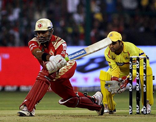 RCB vs CSK Cricket Scorecard, 18th match at Bengaluru, March 23, 2010