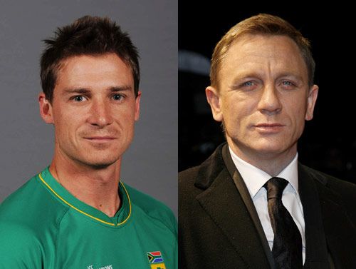 Composite: Dale Steyn and Daniel Craig | ESPNcricinfo.com
