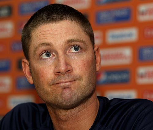 Michael Clarke at a press conference | ESPNcricinfo.com