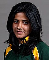 Javeria Khan, player portrait | ESPNcricinfo.com