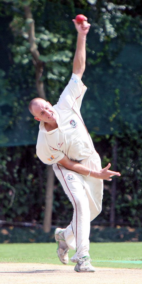 Peter Wooden bowling in the Saturday League Grand Final | ESPNcricinfo.com