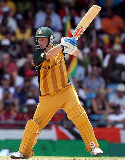David Hussey helped Australia recover from a terrible start ...