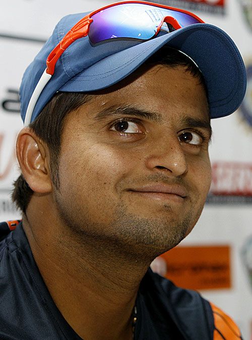 Suresh Raina looks on during a press conference | ESPNcricinfo.com
