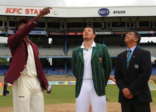 Graeme Smith called correctly at the toss and decided to bat first ...