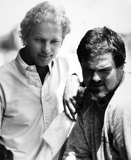 David Gower and Mike Gatting in discussion | ESPNcricinfo.com