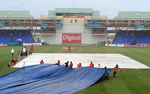 The covers are on at Warner Park | ESPNcricinfo.com