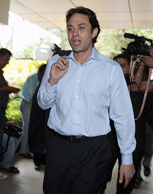 Kings XI Punjab team owner Ness Wadia arrives at the franchise meeting ...
