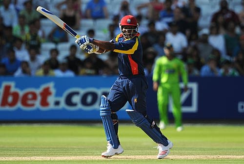 Brian Lara plays the cut during his 37 | ESPNcricinfo.com