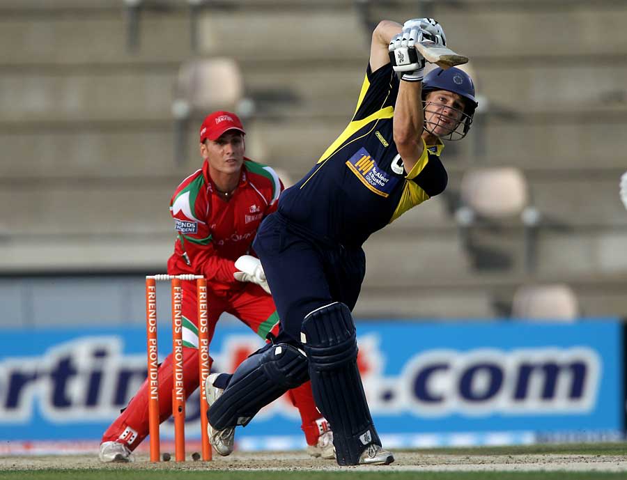 Jimmy Adams hit an unbeaten 100 to continue his outstanding form ...